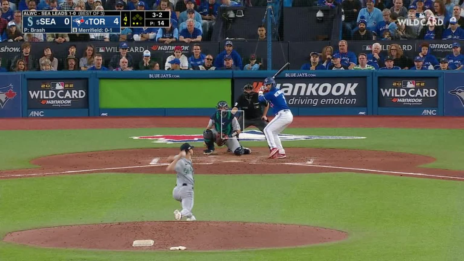 Whit Merrifield grounds out, third baseman Eugenio Suarez to first baseman Ty France. | 10/08 ...