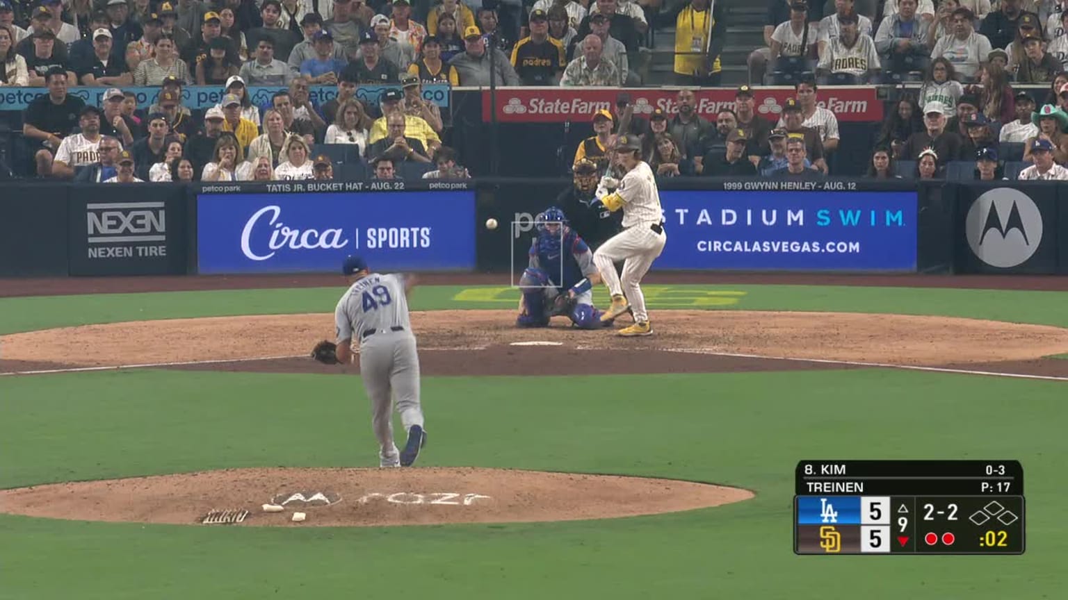 Ha-Seong Kim grounds out, third baseman Enrique Hernández to first baseman Cavan Biggio. | 07/30 ...