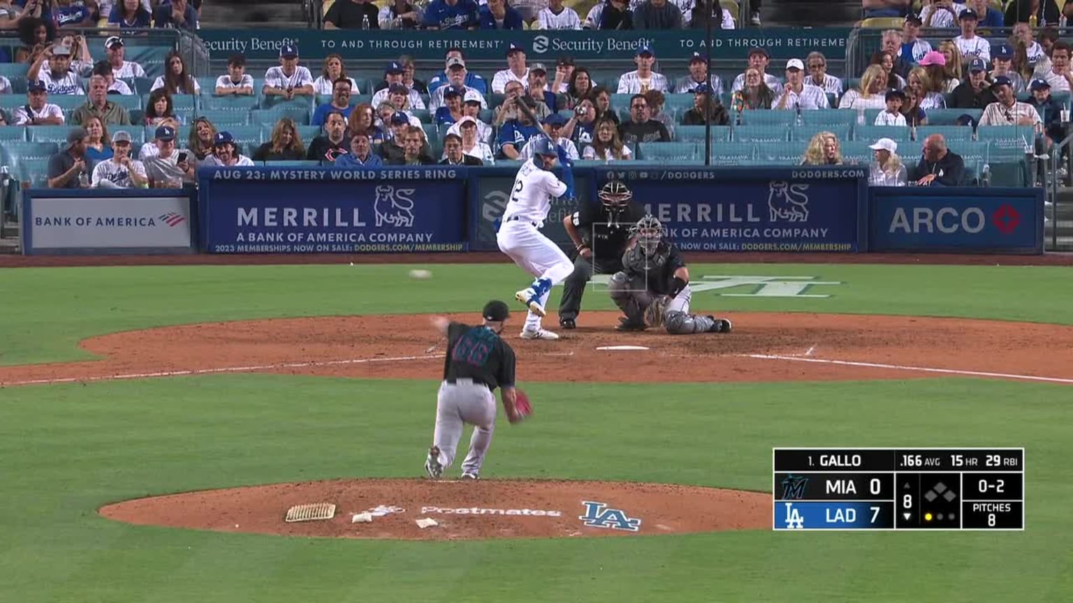 Tanner Scott Ball to Joey Gallo | 08/20/2022 | MLB.com