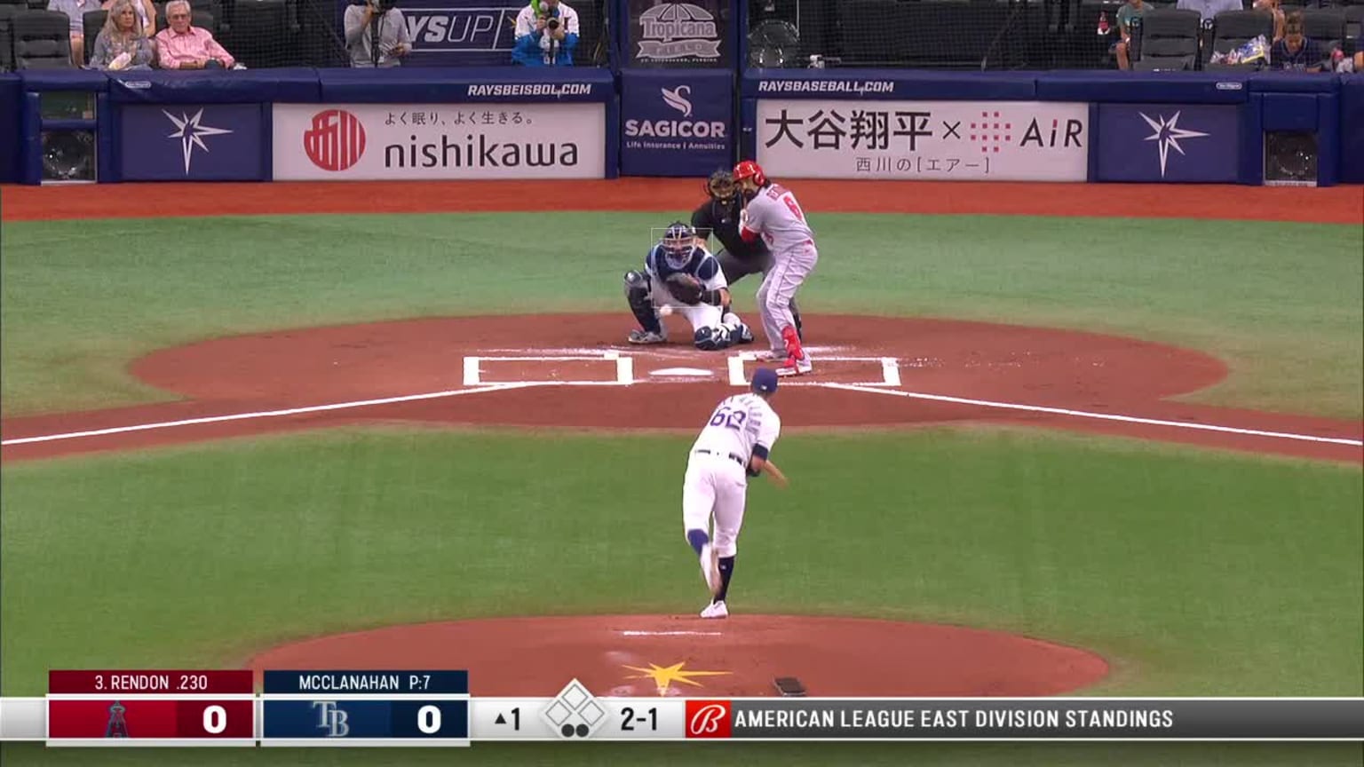 Shane McClanahan Foul to Anthony Rendon | 06/26/2021 | Chicago Cubs