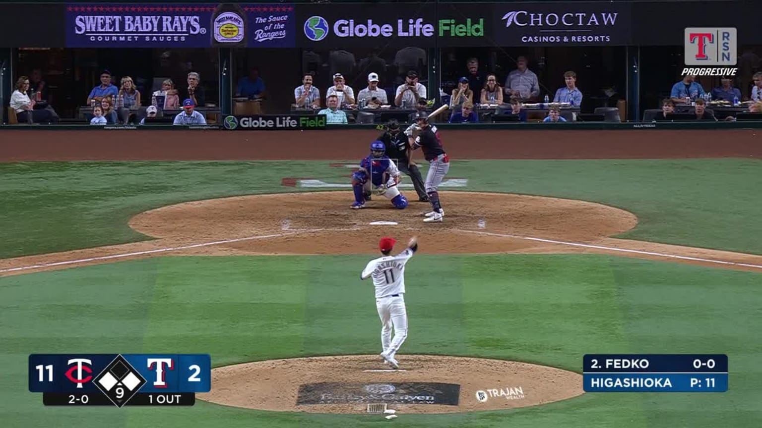 Kyler Fedko out on a sacrifice fly to left fielder Cody Freeman. Alex ...