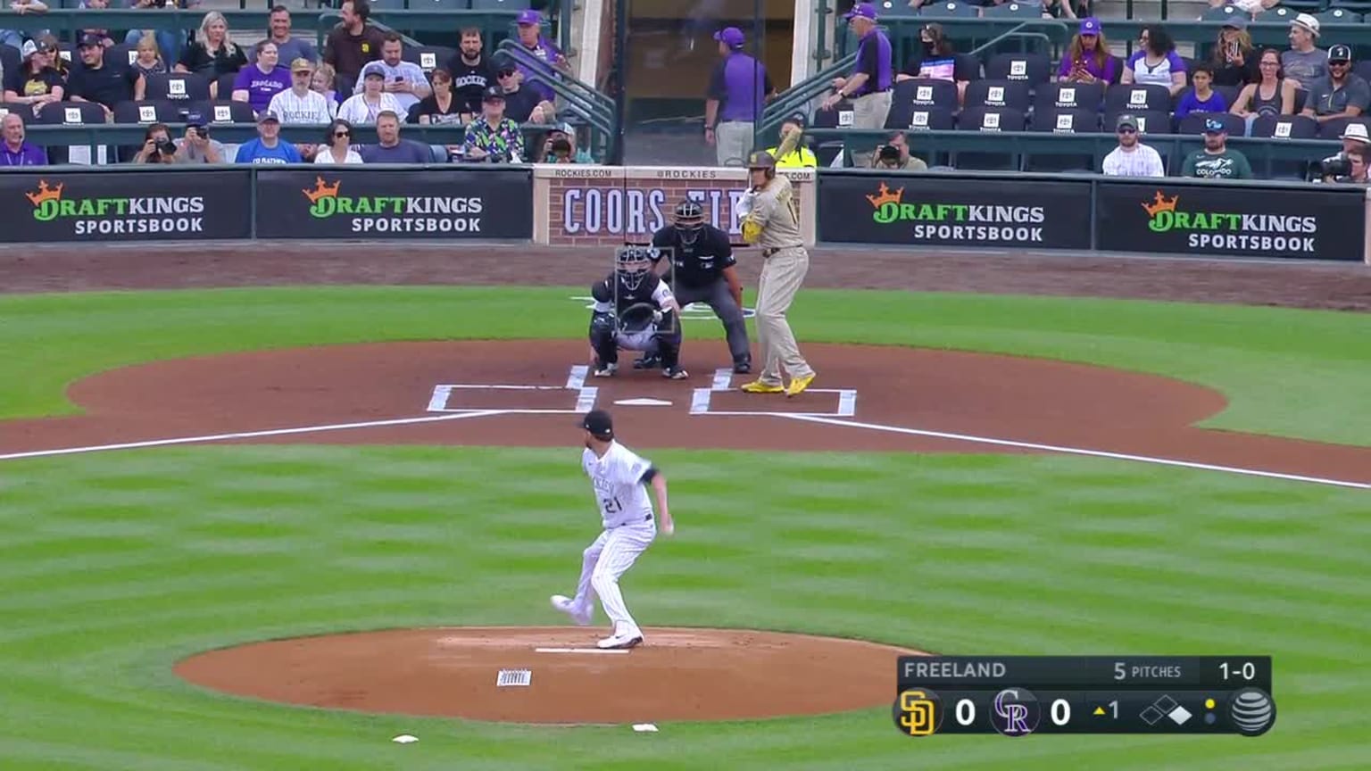 Kyle Freeland Called Strike to Manny Machado | 06/17/2022 | MLB.com