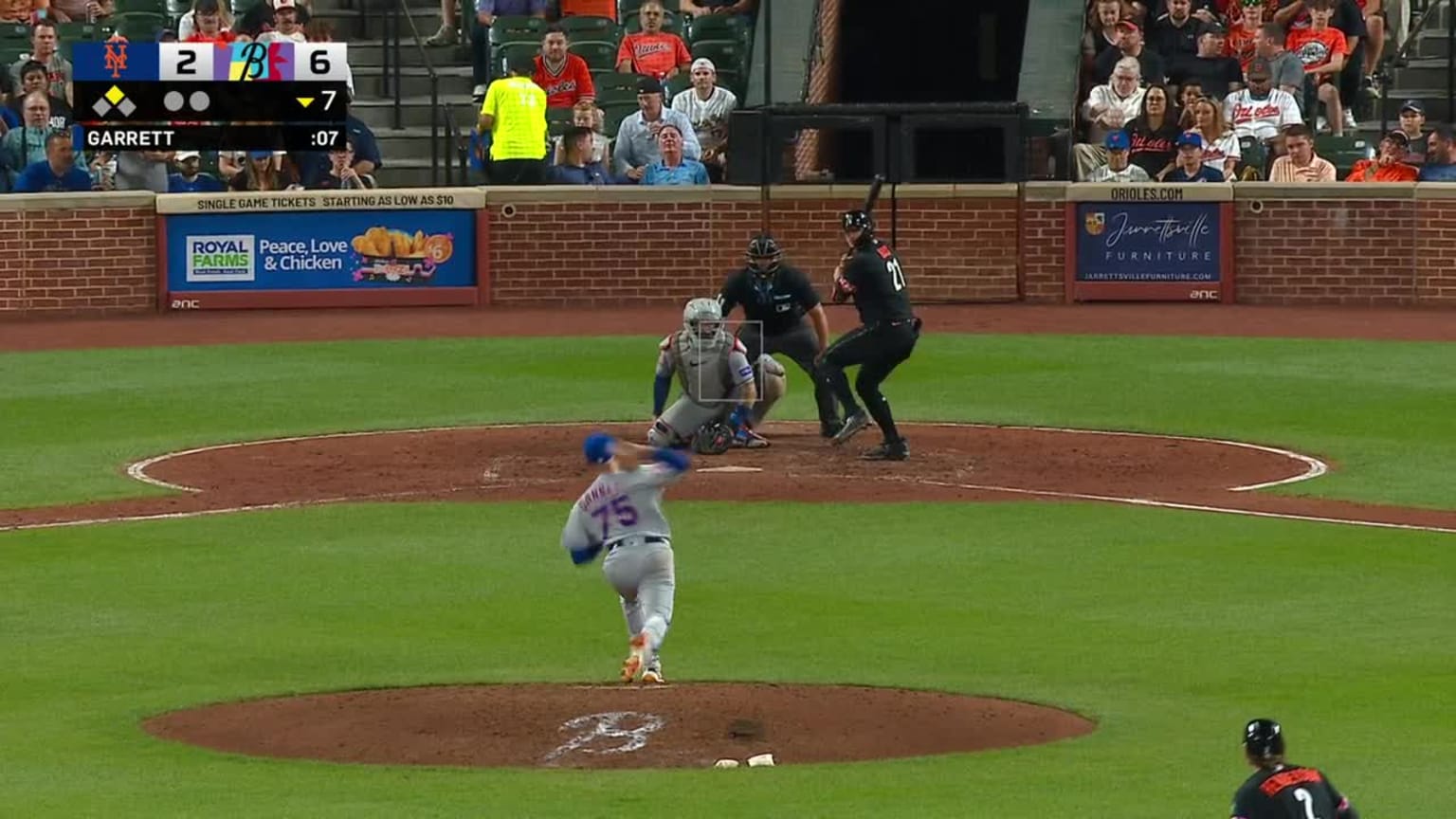 Austin Hays singles on a ground ball to second baseman Jeff McNeil ...