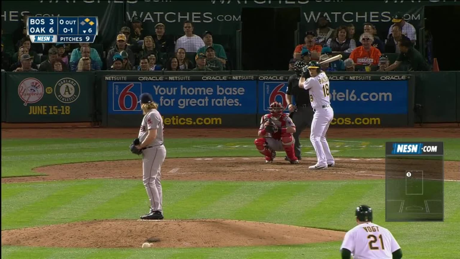 Robbie Ross Jr. Swinging Strike to Chad Pinder | 05/18/2017 ...