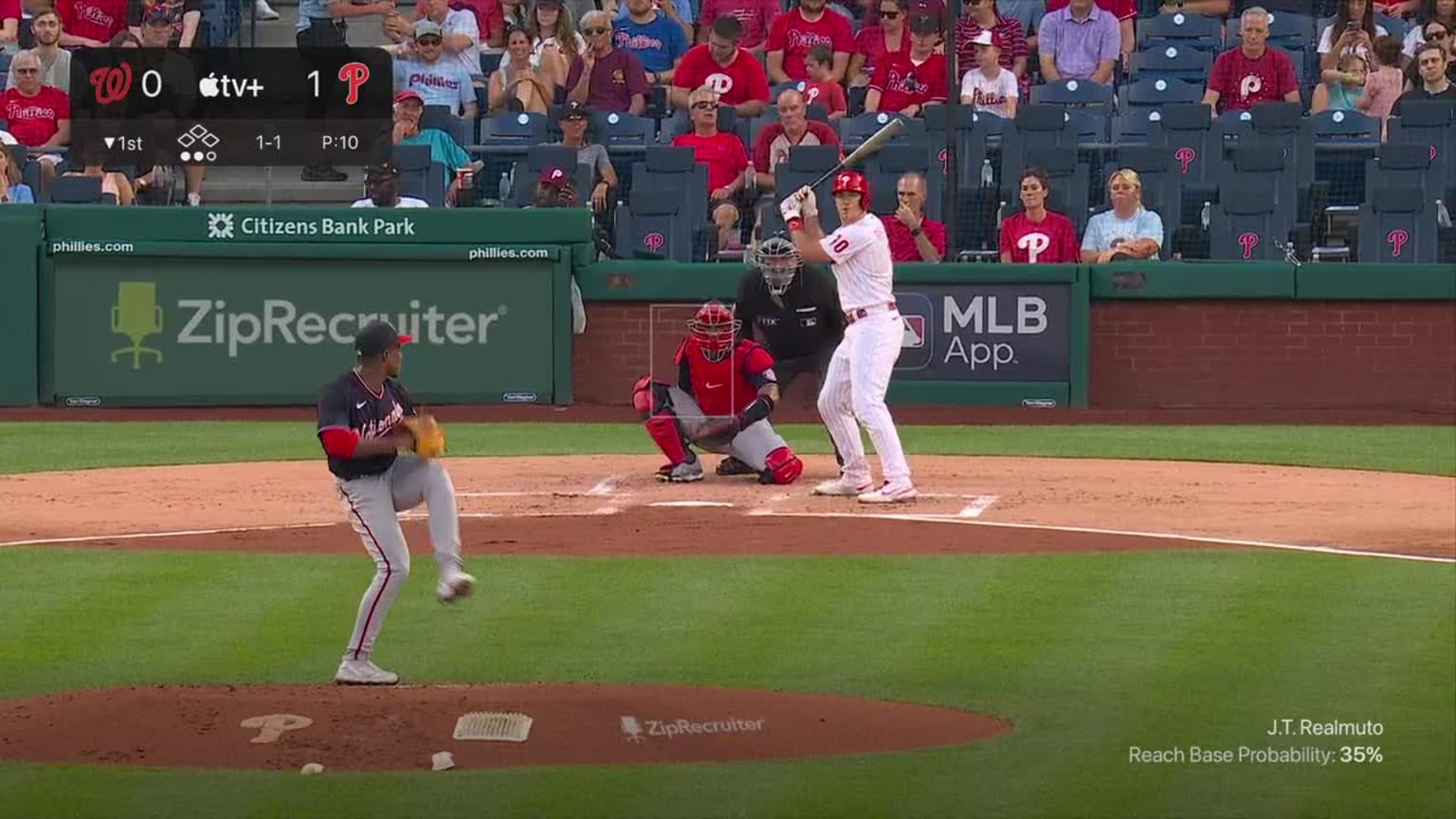 Josiah Gray Swinging Strike to J.T. Realmuto | 08/05/2022 | Baltimore ...