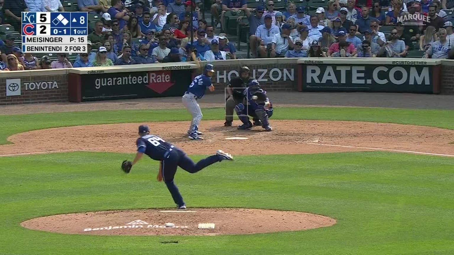 Ryan Meisinger Bola mala to Andrew Benintendi | 20/08/2021 | Los ...