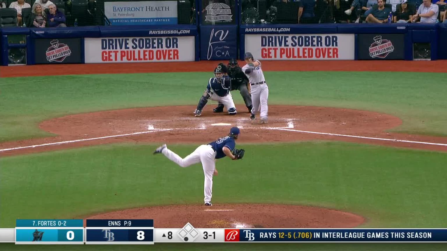 Dietrich Enns Foul to Nick Fortes | 09/24/2021 | MLB.com