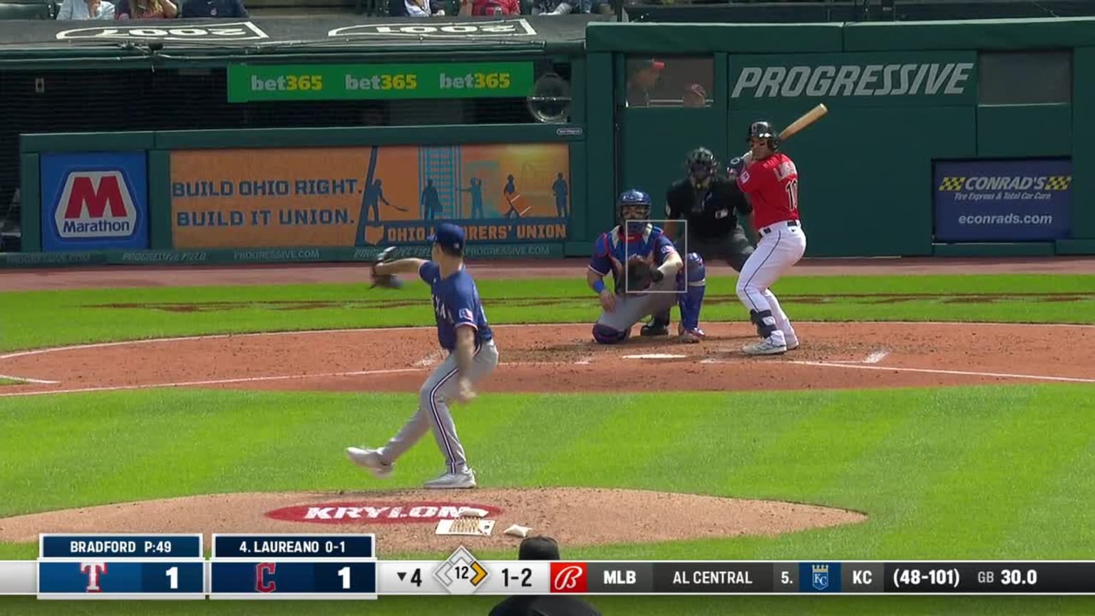 Ramon Laureano doubles (17) on a sharp fly ball to left fielder Evan ...