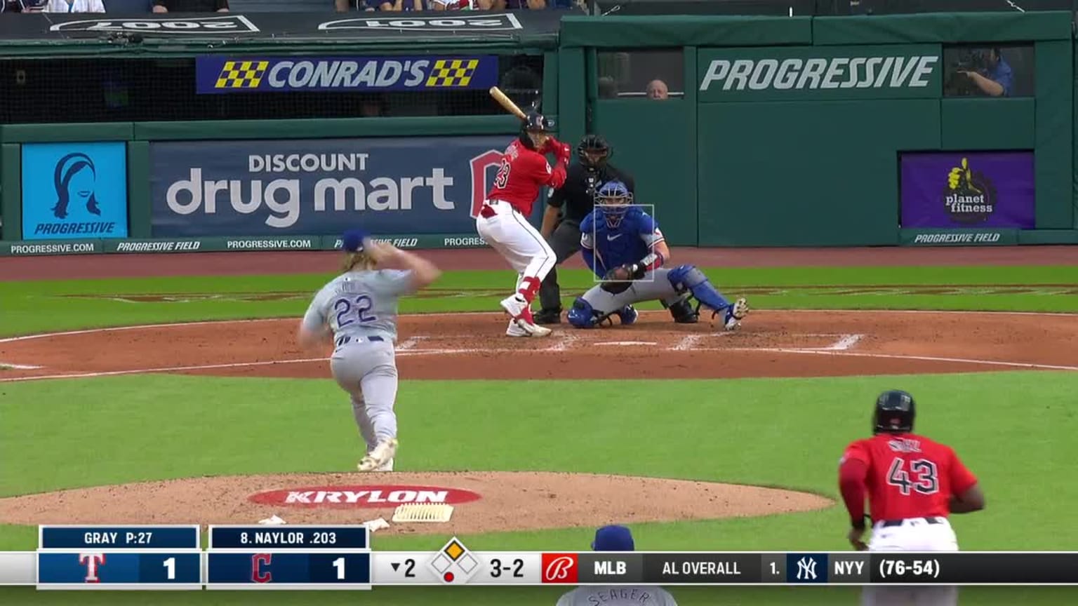 Bo Naylor strikes out swinging. | 08/24/2024 | Texas Rangers