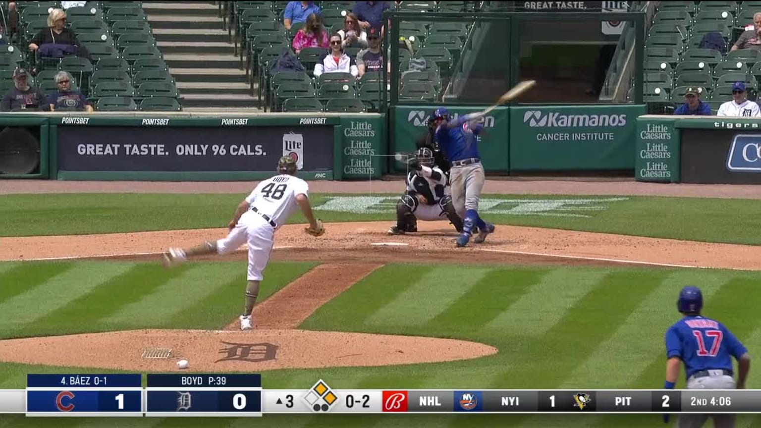 Javier Baez strikes out swinging. | 05/16/2021 | Detroit Tigers