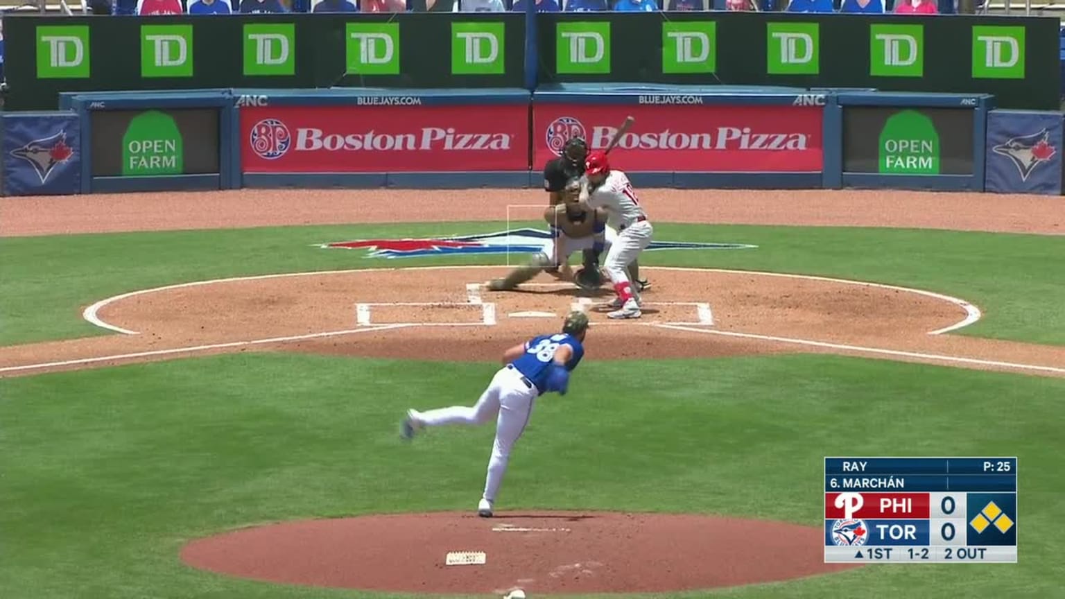 Robbie Ray Ball In Dirt to Rafael Marchan | 05/16/2021 | New York Yankees