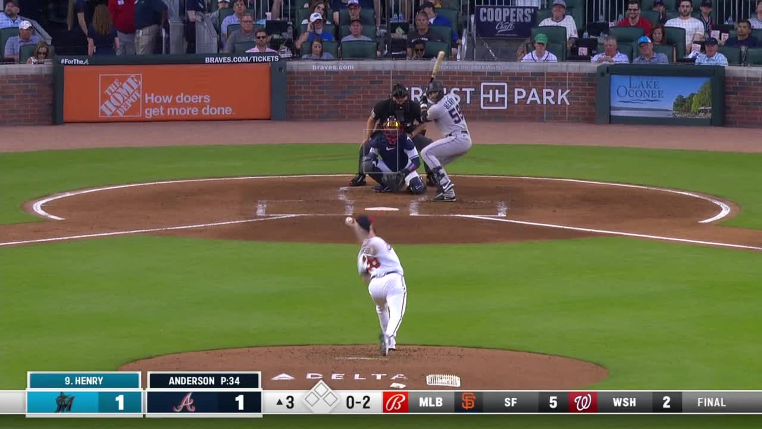 Payton Henry strikes out swinging. | 04/23/2022 | Miami Marlins