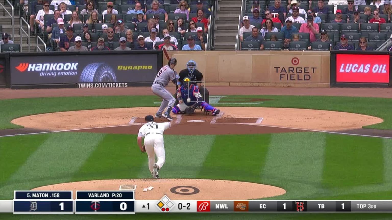 Nick Maton strikes out swinging. | 06/18/2023 | Minnesota Twins