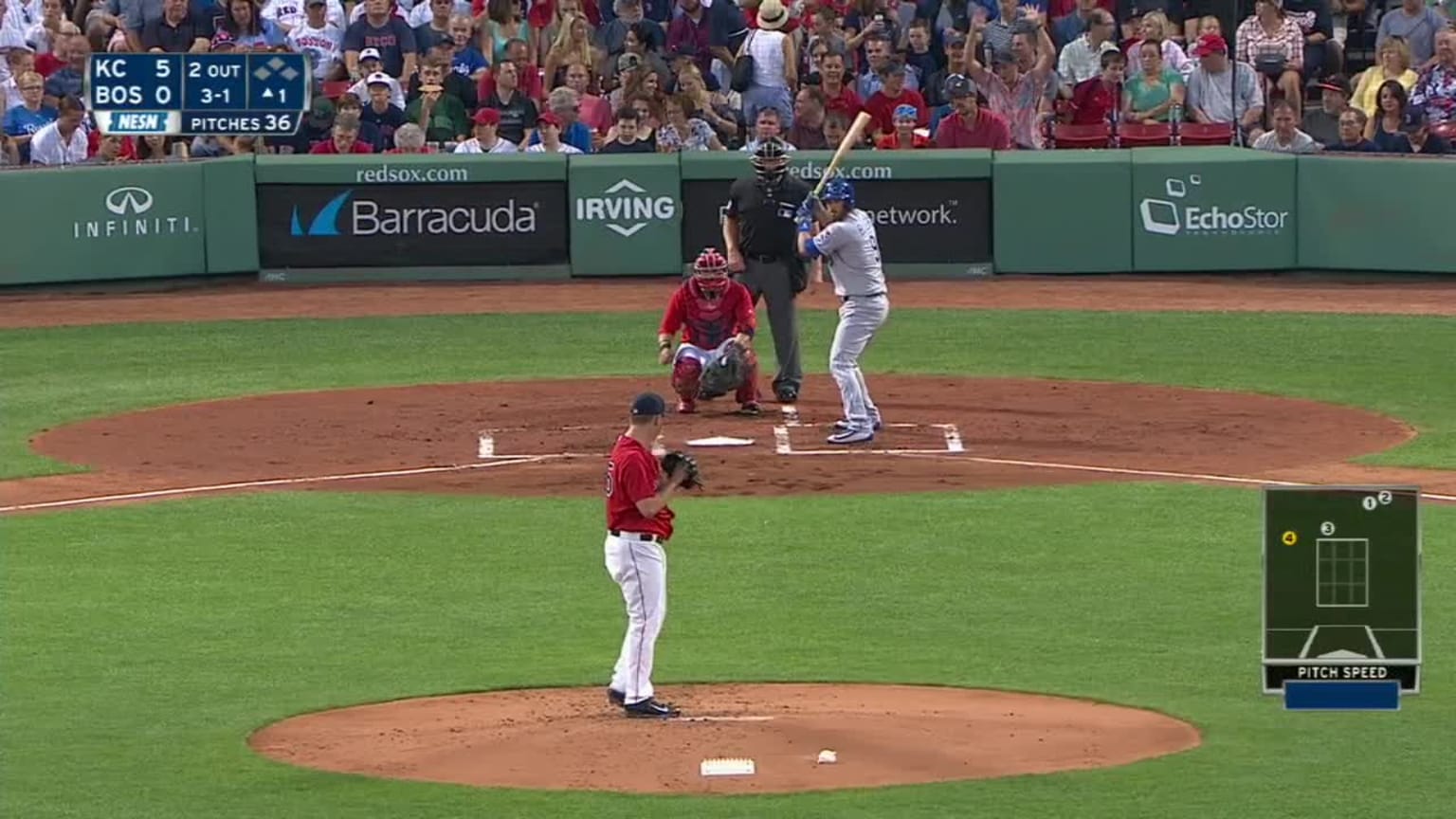 Steven Wright Foul to Drew Butera | 08/26/2016 | Los Angeles Angels