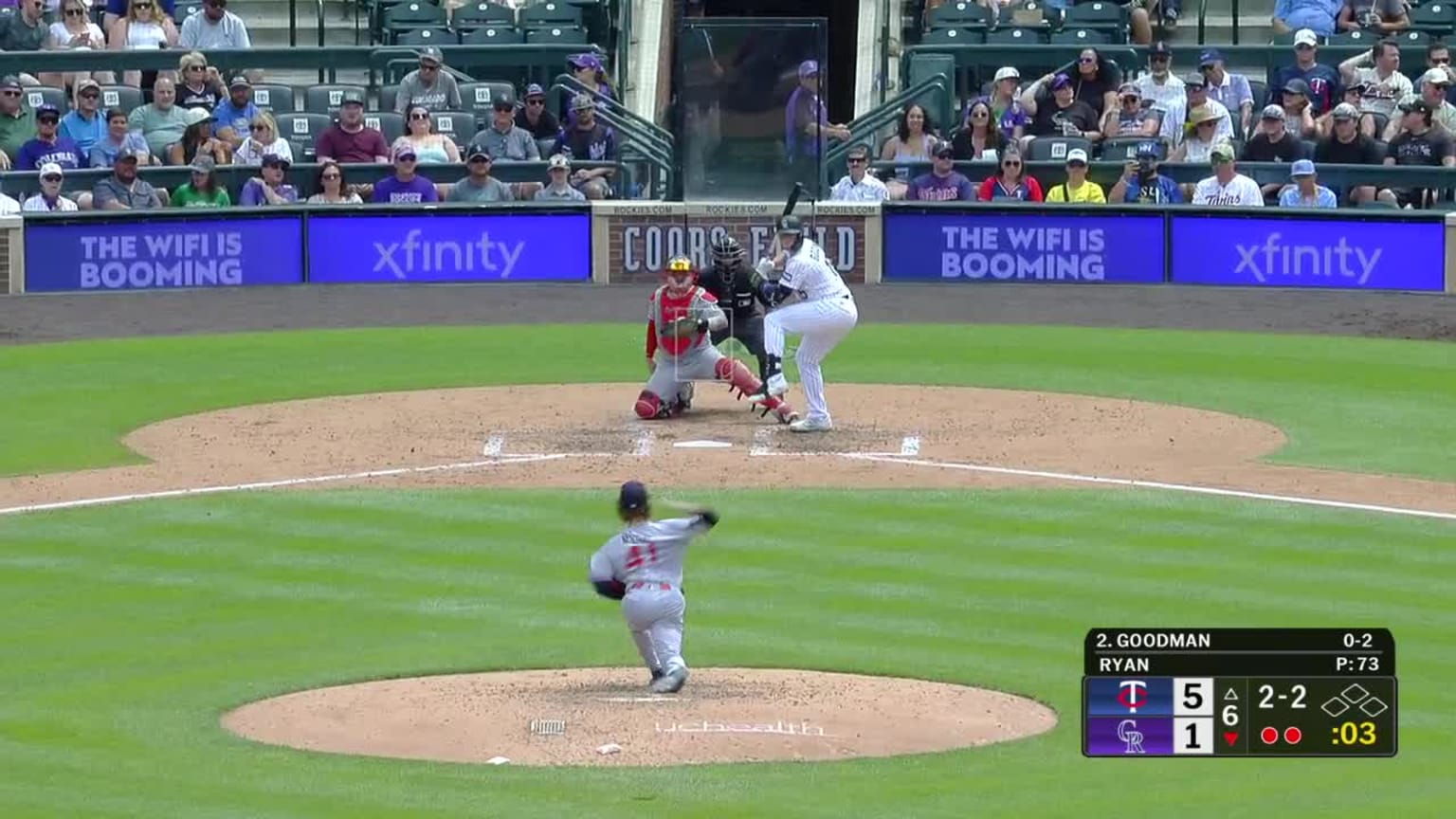 Hunter Goodman strikes out swinging. | 07/20/2025 | MLB.com
