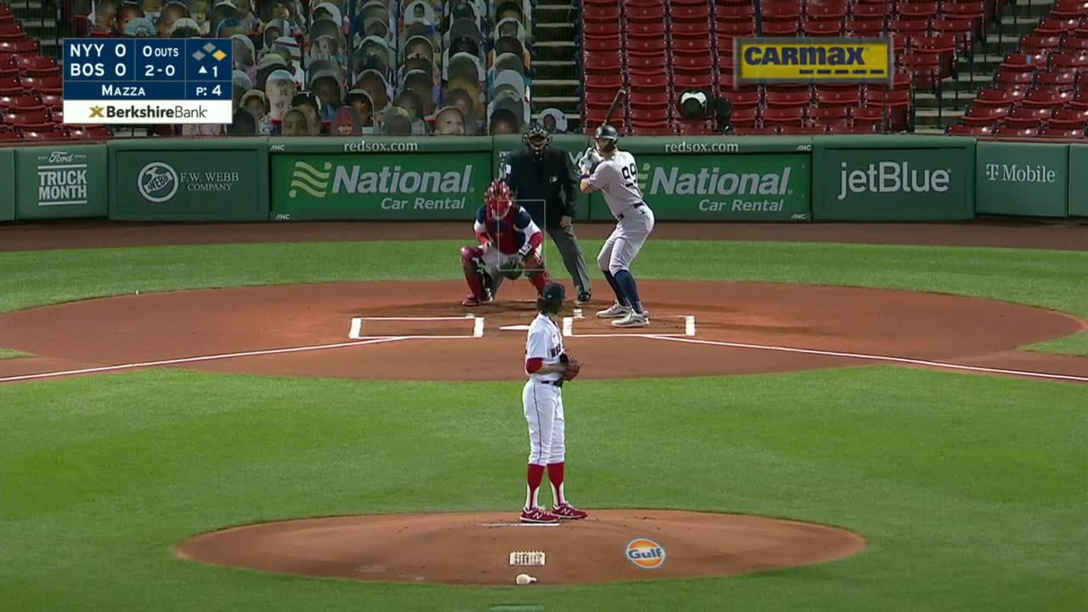 Chris Mazza Ball to Aaron Judge | 09/19/2020 | Houston Astros