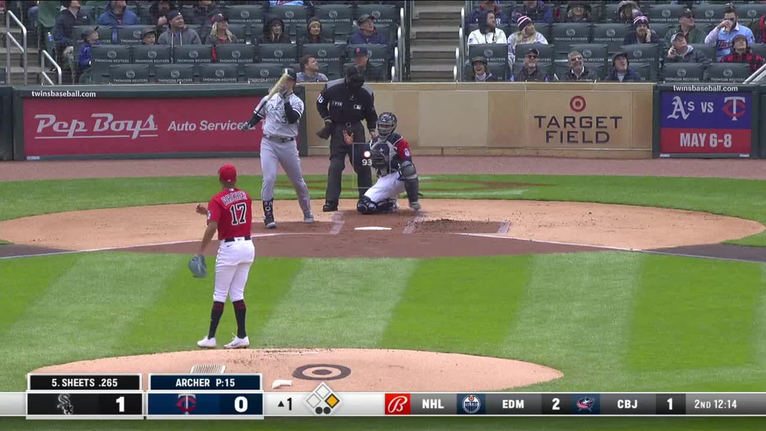 Chris Archer Foul to Gavin Sheets | 04/24/2022 | MLB.com