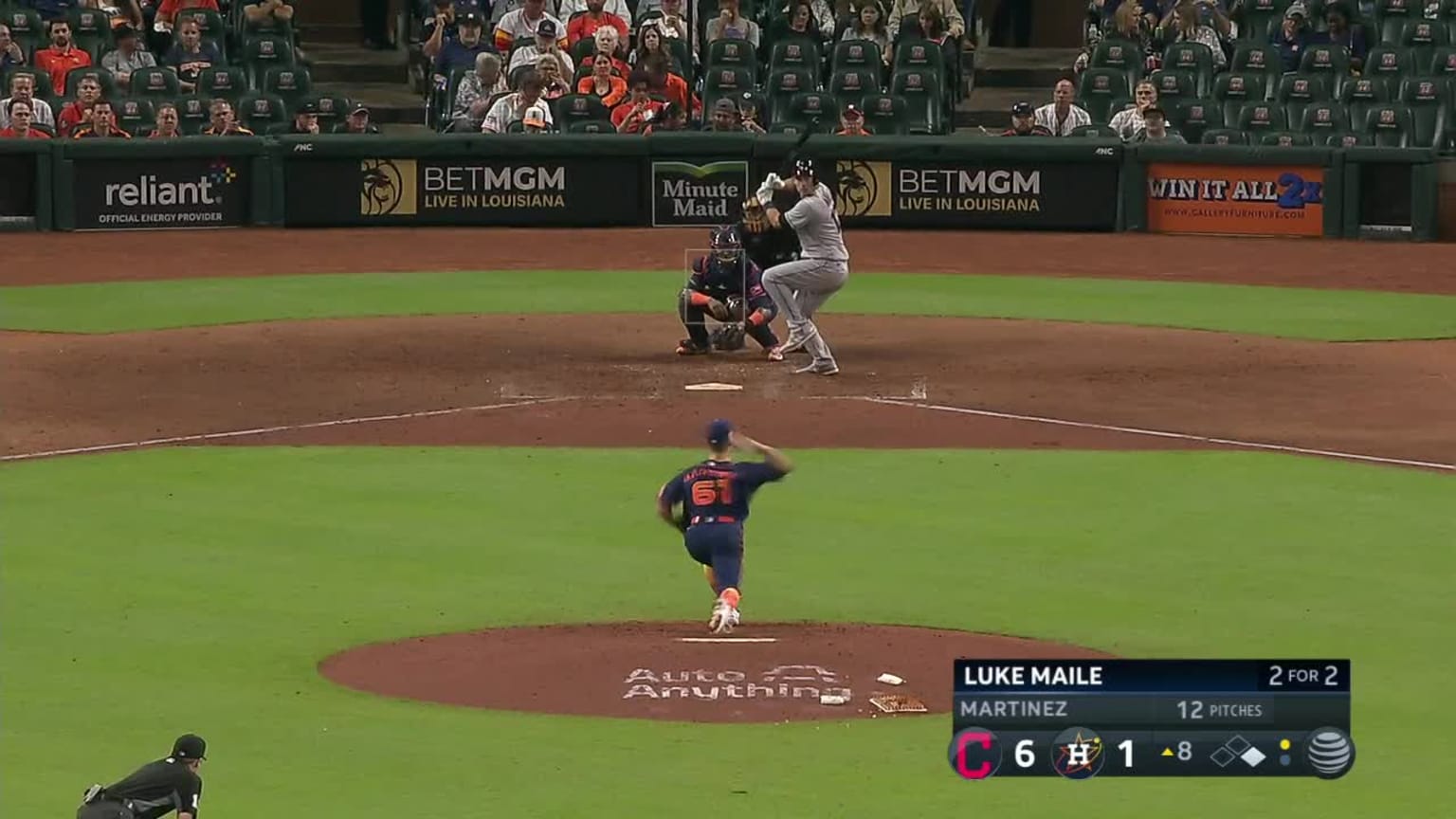 Seth Martinez Called Strike to Luke Maile | 05/23/2022 | Houston Astros