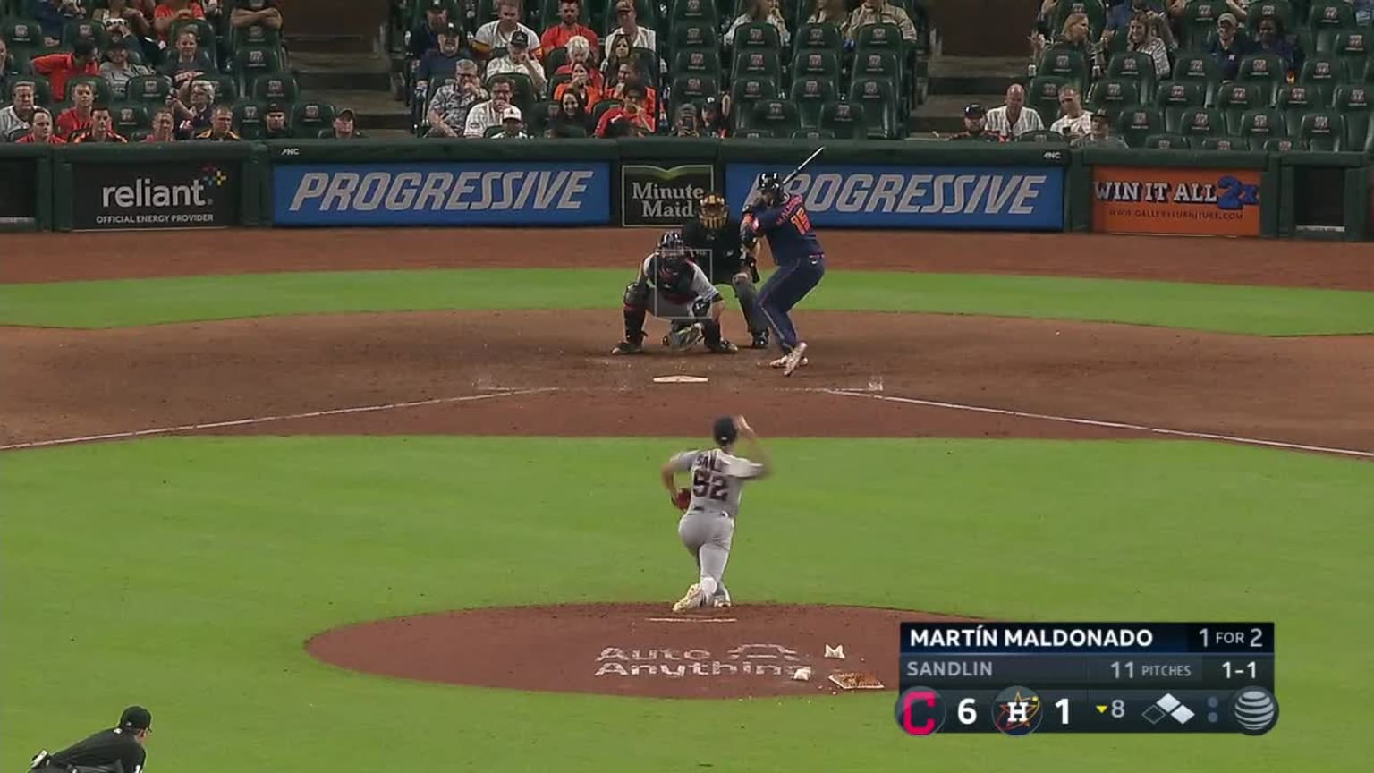 Nick Sandlin Swinging Strike to Martin Maldonado | 05/23/2022 ...