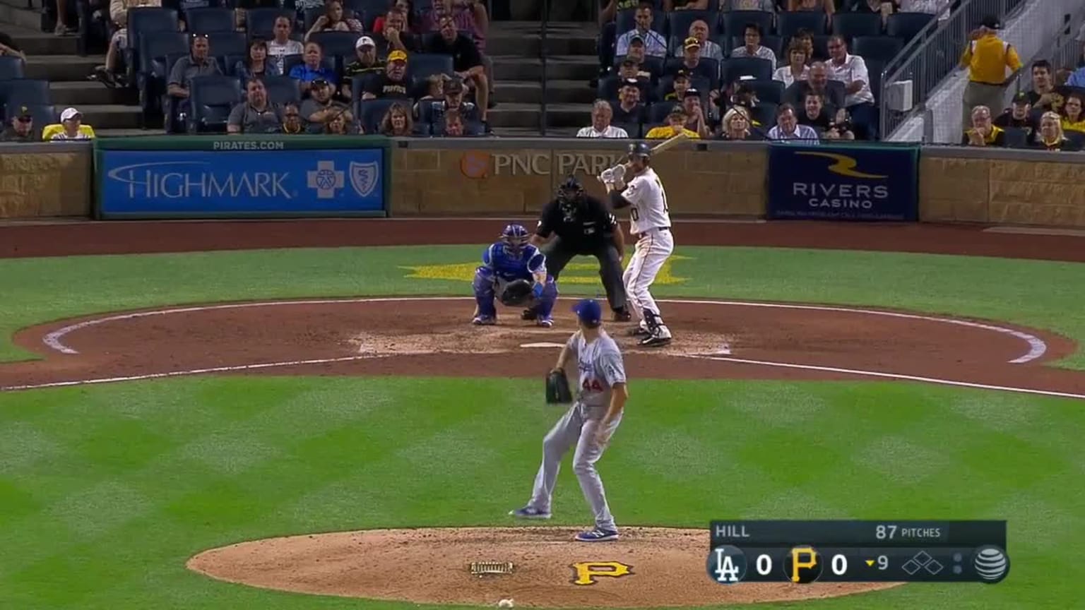 Jordy Mercer reaches on a fielding error by third baseman Logan ...