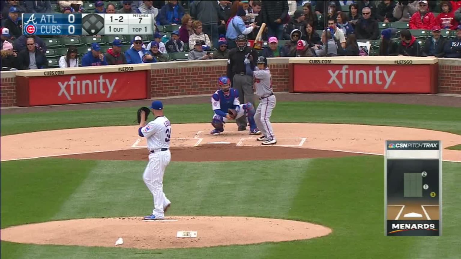 Jon Lester Ball to Daniel Castro | 04/29/2016 | New York Yankees