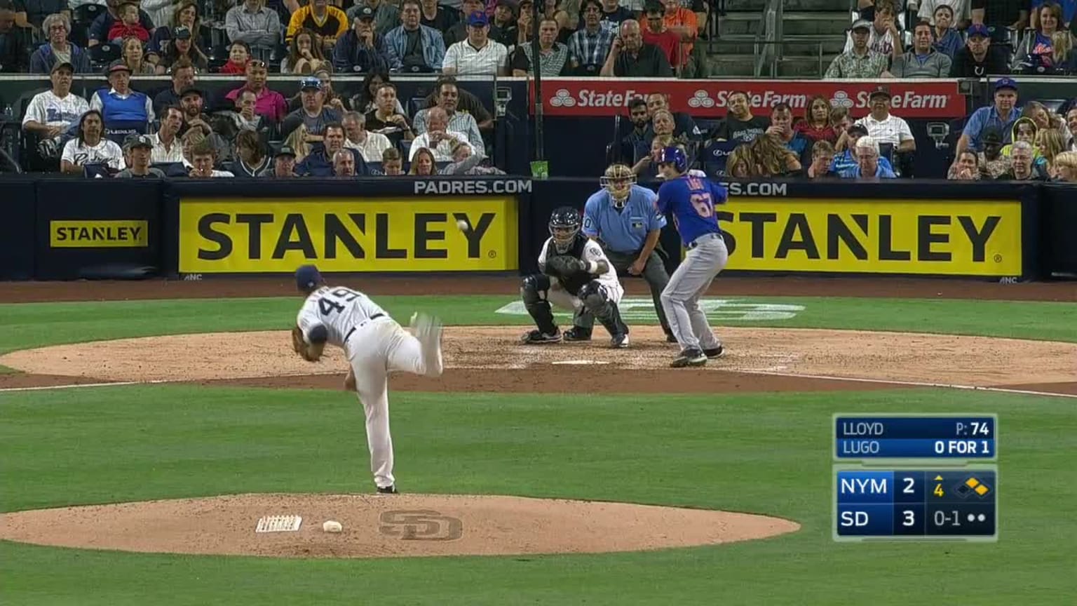 Kyle Lloyd Ball to Seth Lugo | 07/25/2017 | MLB.com