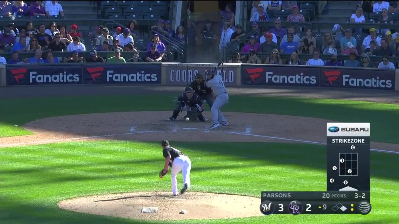 Manny Pina walks. Travis Shaw to 2nd. | 09/29/2019 | MLB.com