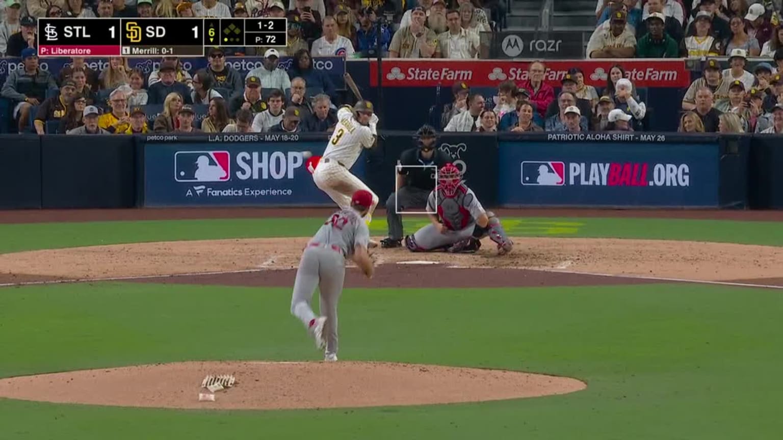 Jackson Merrill strikes out swinging. | 05/07/2026 | MLB.com