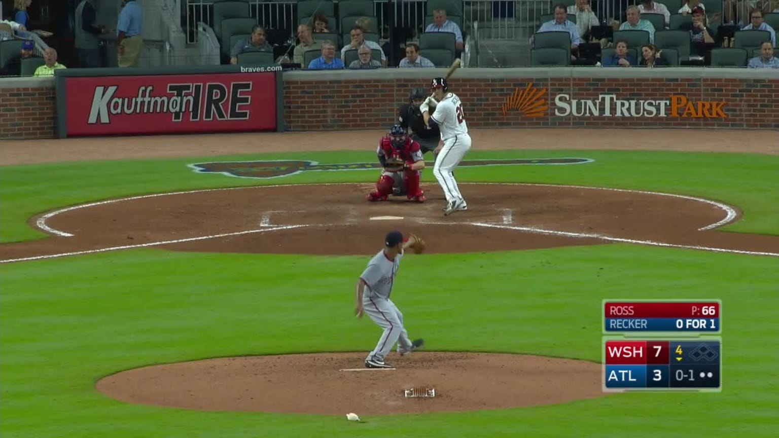 Joe Ross Called Strike to Anthony Recker | 04/19/2017 | MLB.com