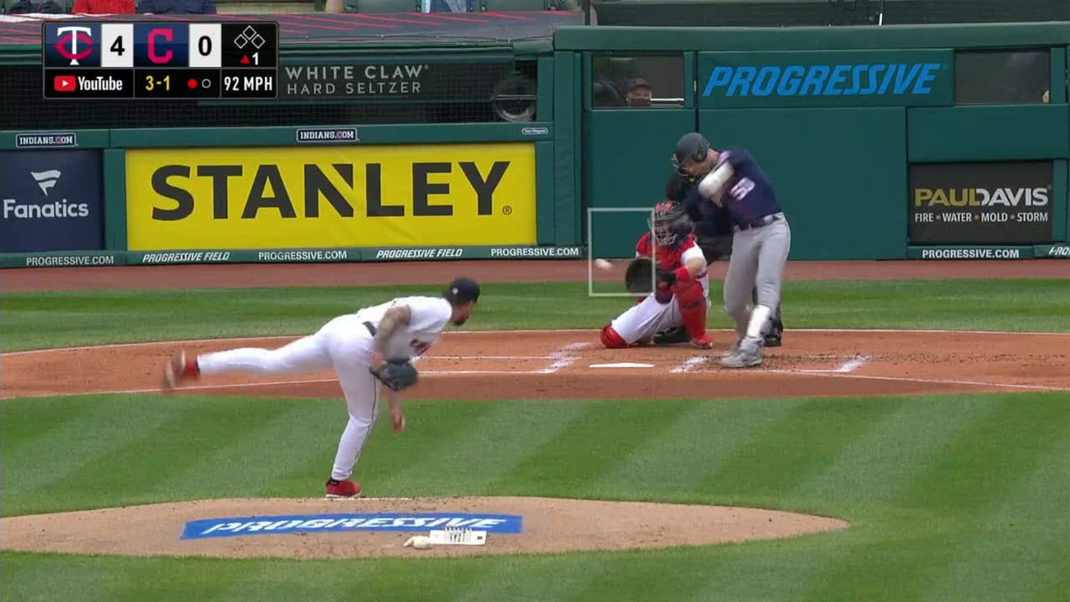 Logan Allen Foul to Brent Rooker | 04/28/2021 | Kansas City Royals
