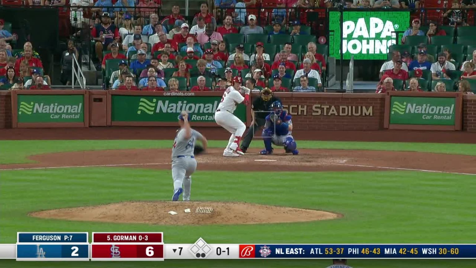 Caleb Ferguson Ball to Nolan Gorman | 07/13/2022 | MLB.com