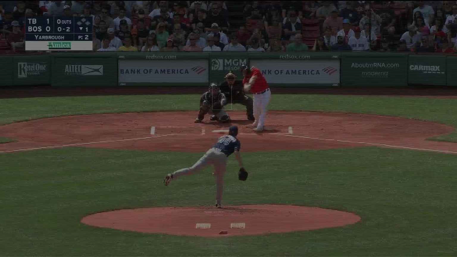 Taylor Motter grounds out, pitcher Ryan Yarbrough to first baseman ...