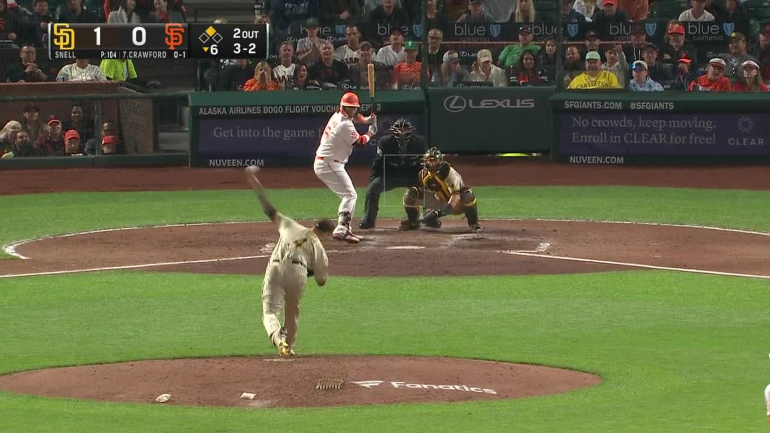Brandon Crawford strikes out swinging. | 08/30/2022 | MLB.com