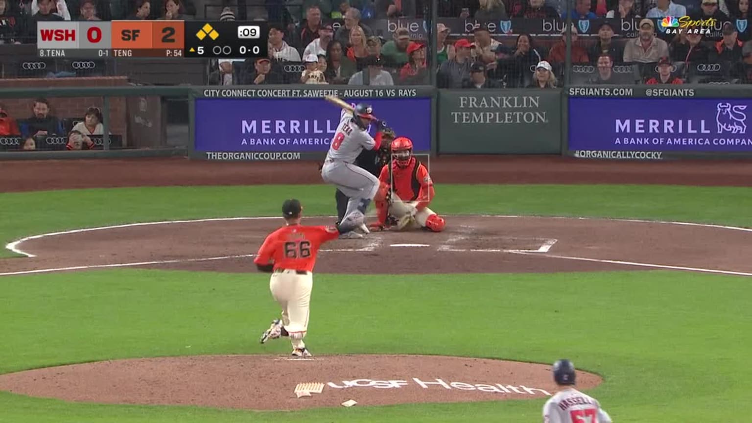 José Tena grounds into a force out, first baseman Rafael Devers to ...