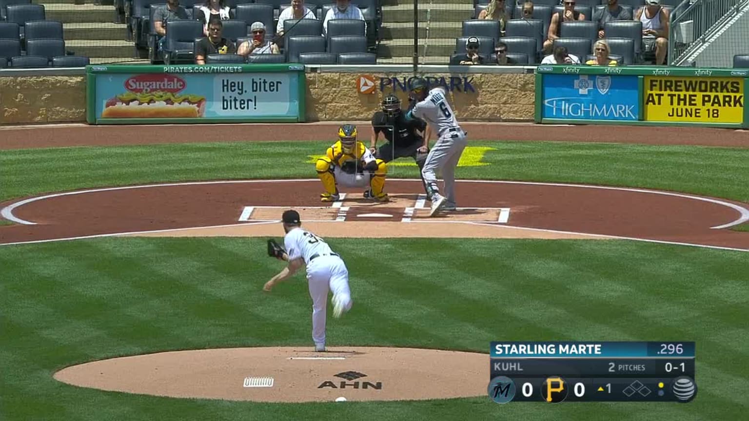 Chad Kuhl Swinging Strike to Starling Marte | 06/06/2021 | MLB.com