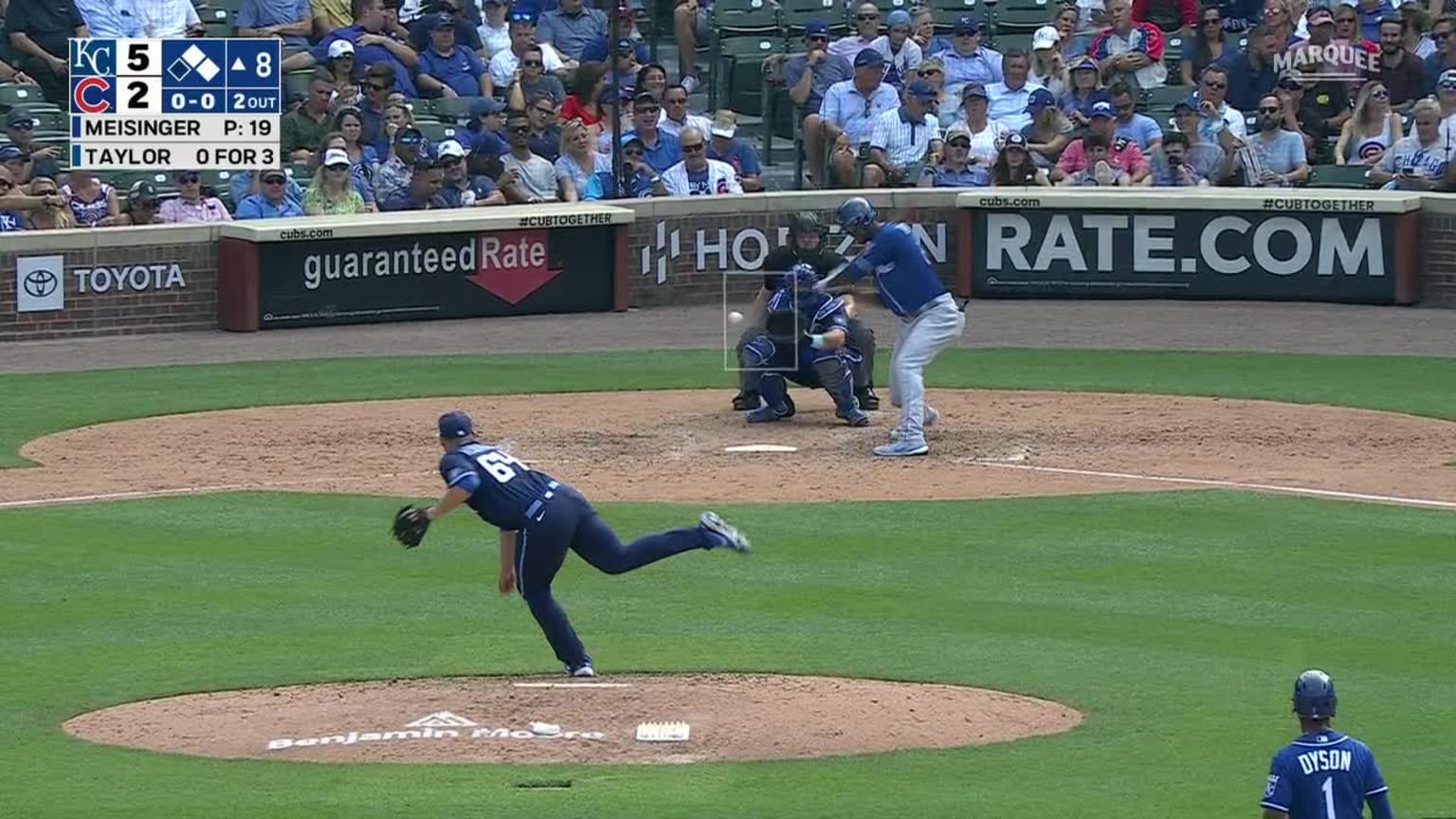 Ryan Meisinger Foul to Michael A. Taylor | 20/08/2021 | Los Brewers de ...