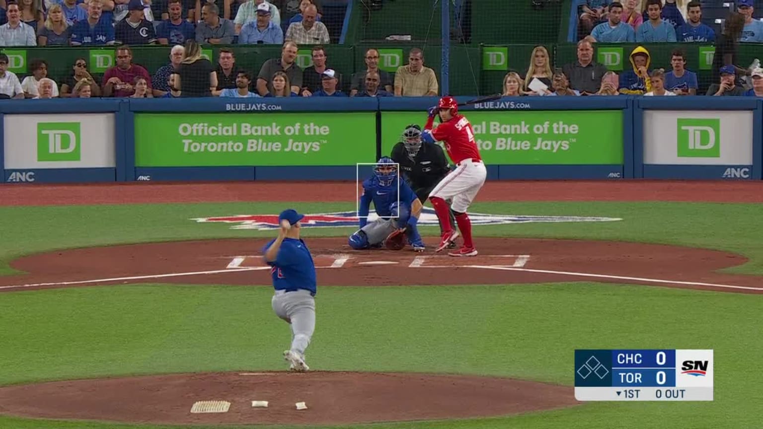 Javier Assad Called Strike to George Springer | 08/29/2022 | New York ...