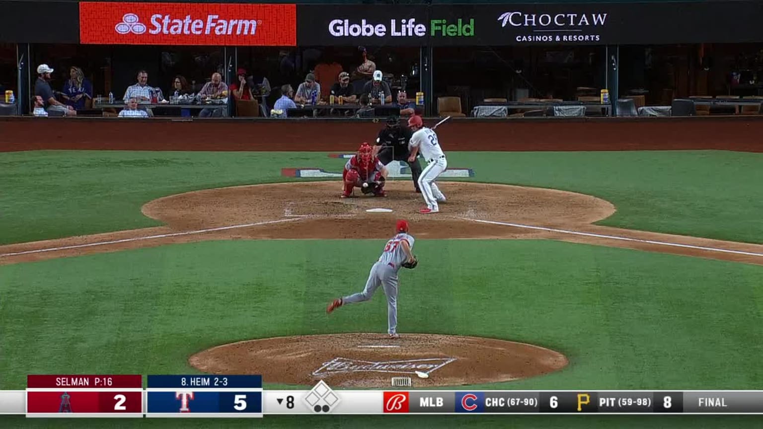 Sam Selman Ball to Jonah Heim | 09/28/2021 | MLB.com