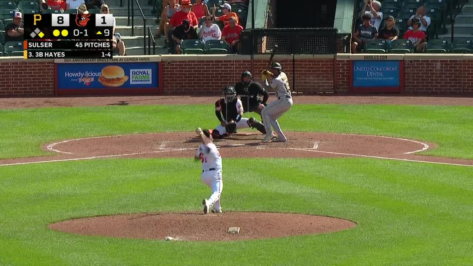 Beau Sulser Ball to Ke'Bryan Hayes | 08/07/2022 | Cleveland Guardians