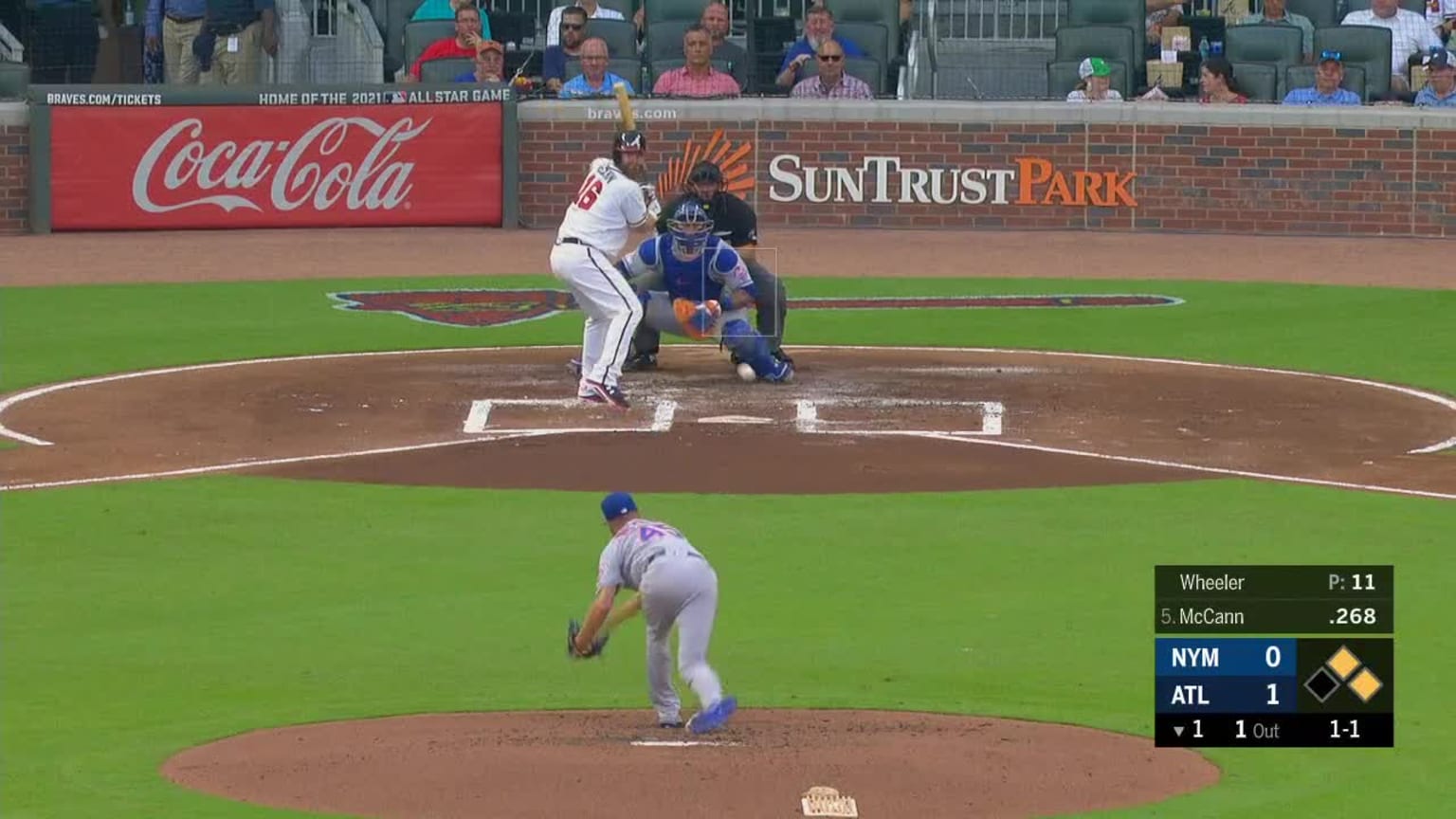 Zack Wheeler Ball to Brian McCann | 08/13/2019 | Kansas City Royals