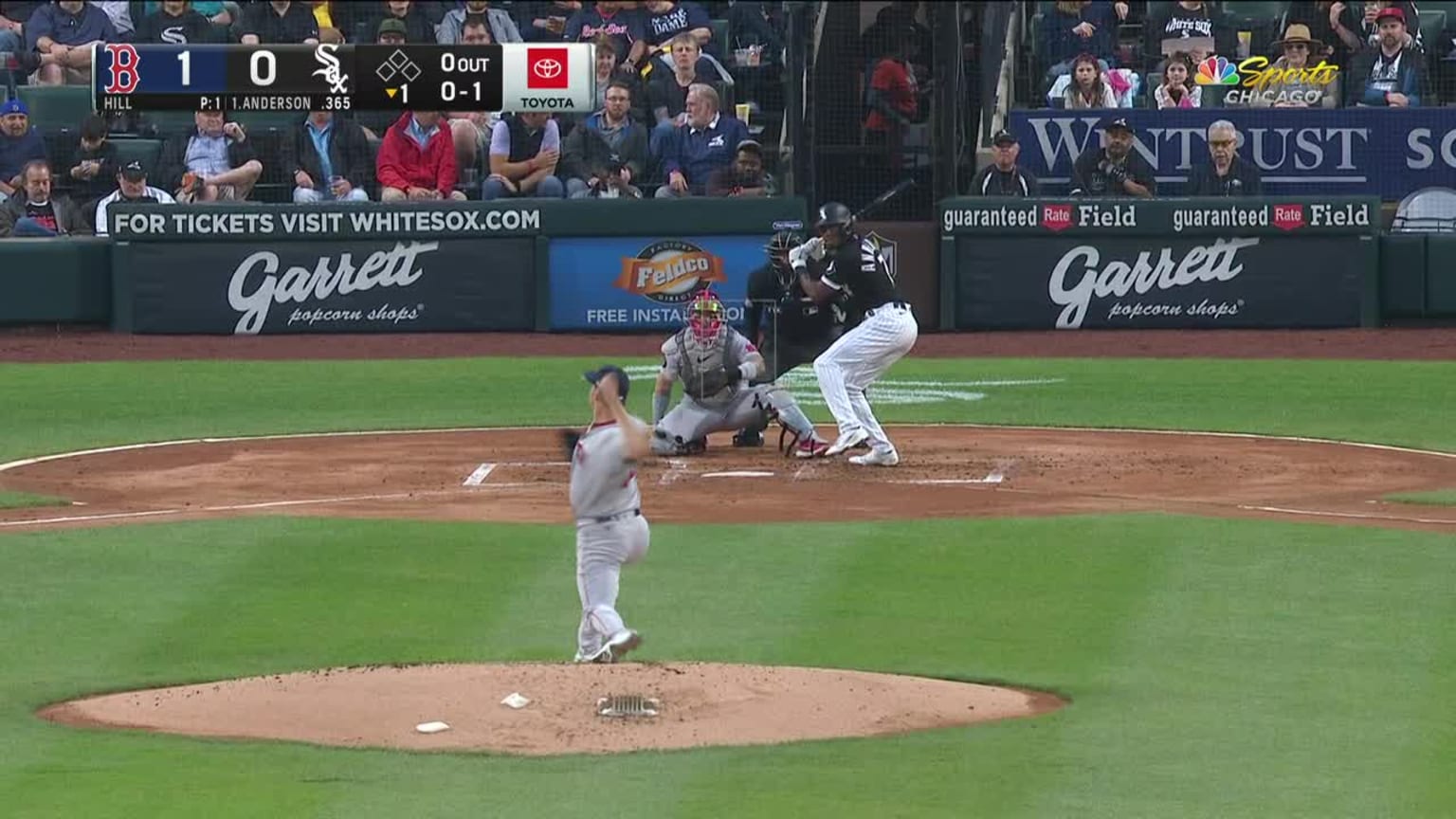 Rich Hill Strike cantado to Tim Anderson | 25/05/2022 | Los Dodgers de Los Angeles