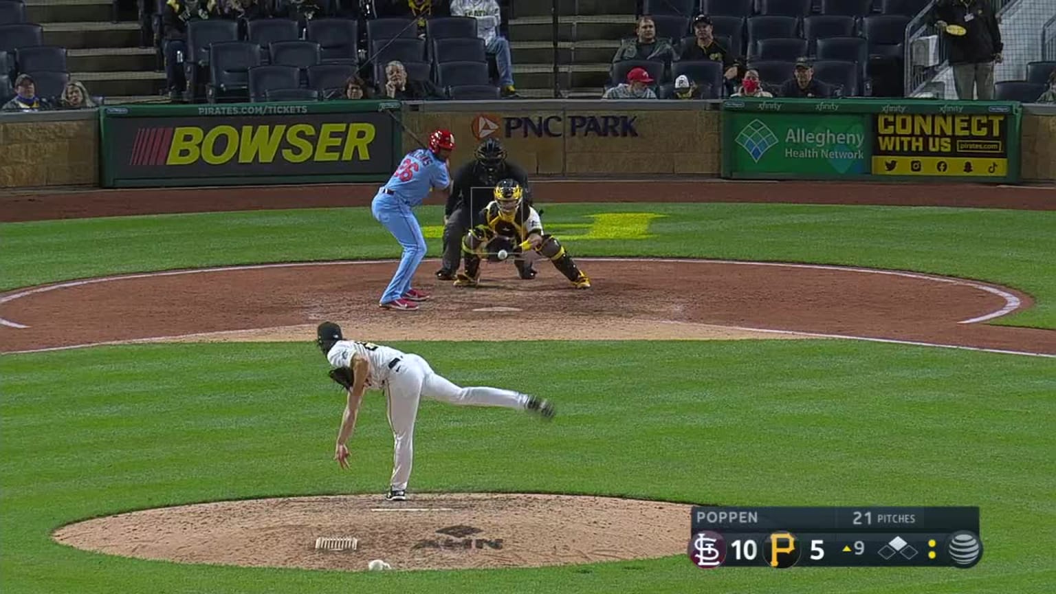 Sean Poppen Ball to Justin Williams | 05/01/2021 | Philadelphia Phillies