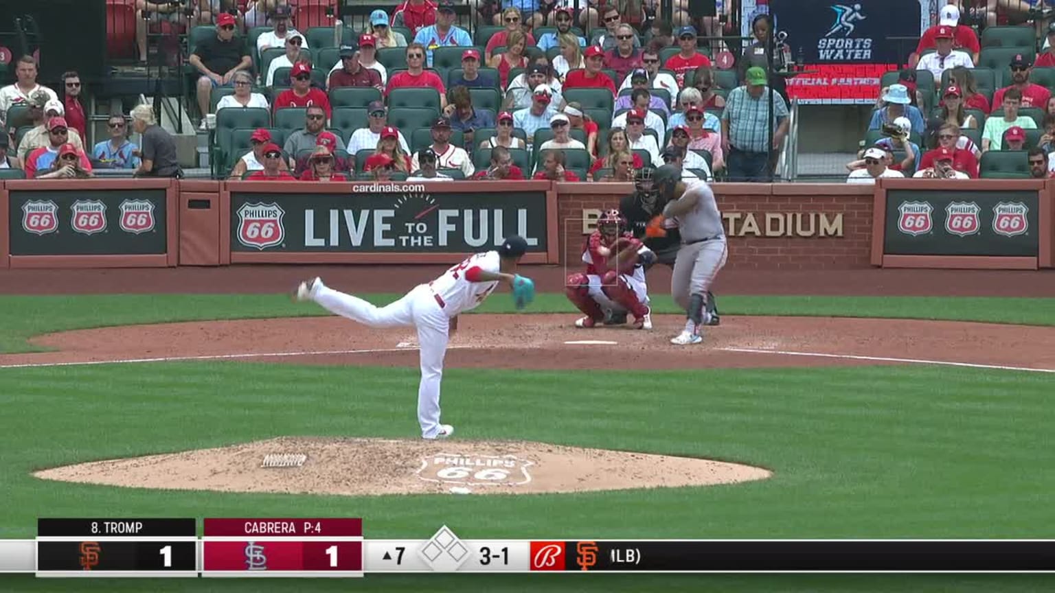 Genesis Cabrera Swinging Strike to Chadwick Tromp | 07/18/2021 | MLB.com