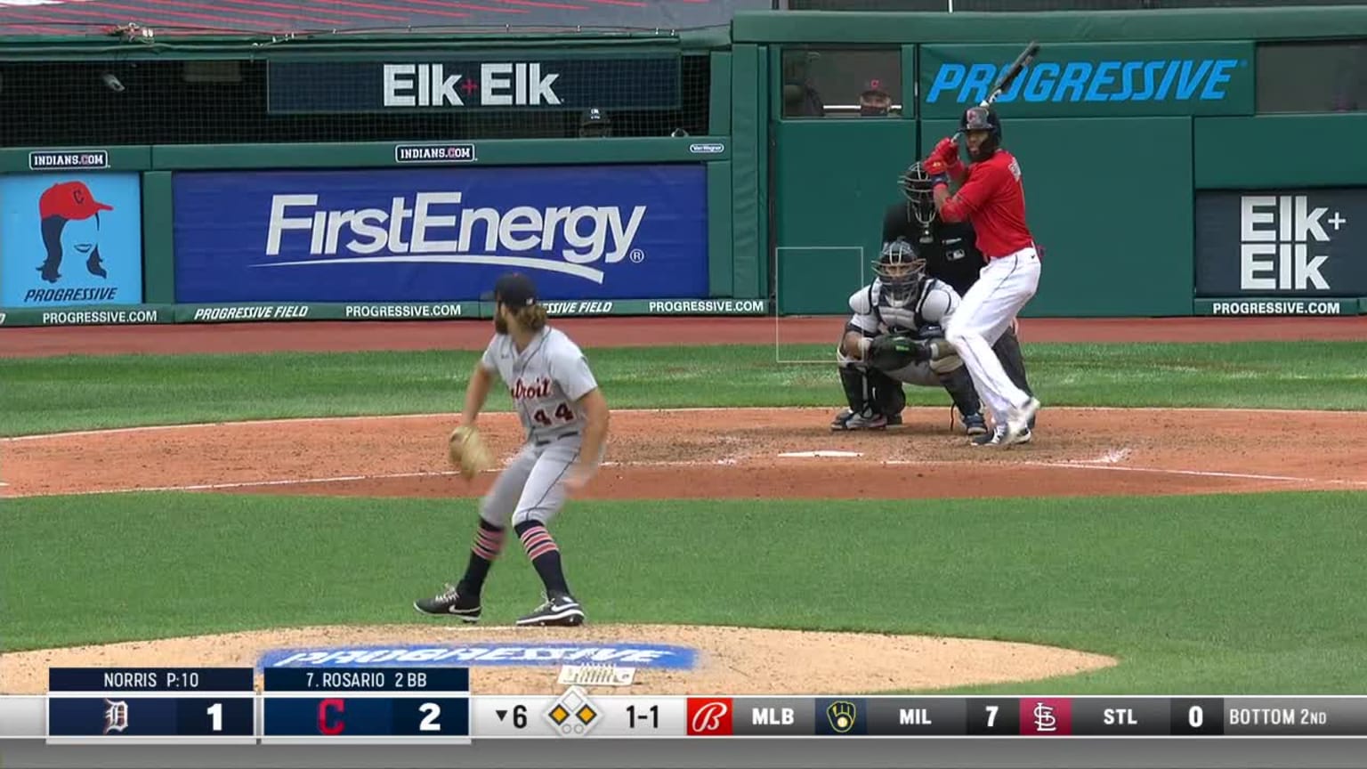 Amed Rosario grounds into a double play, shortstop Willi Castro to ...