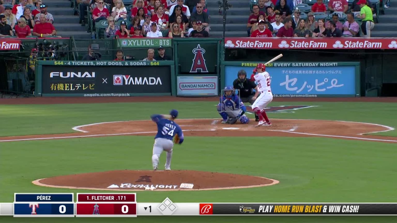 David Fletcher grounds out, third baseman Ezequiel Duran to first ...