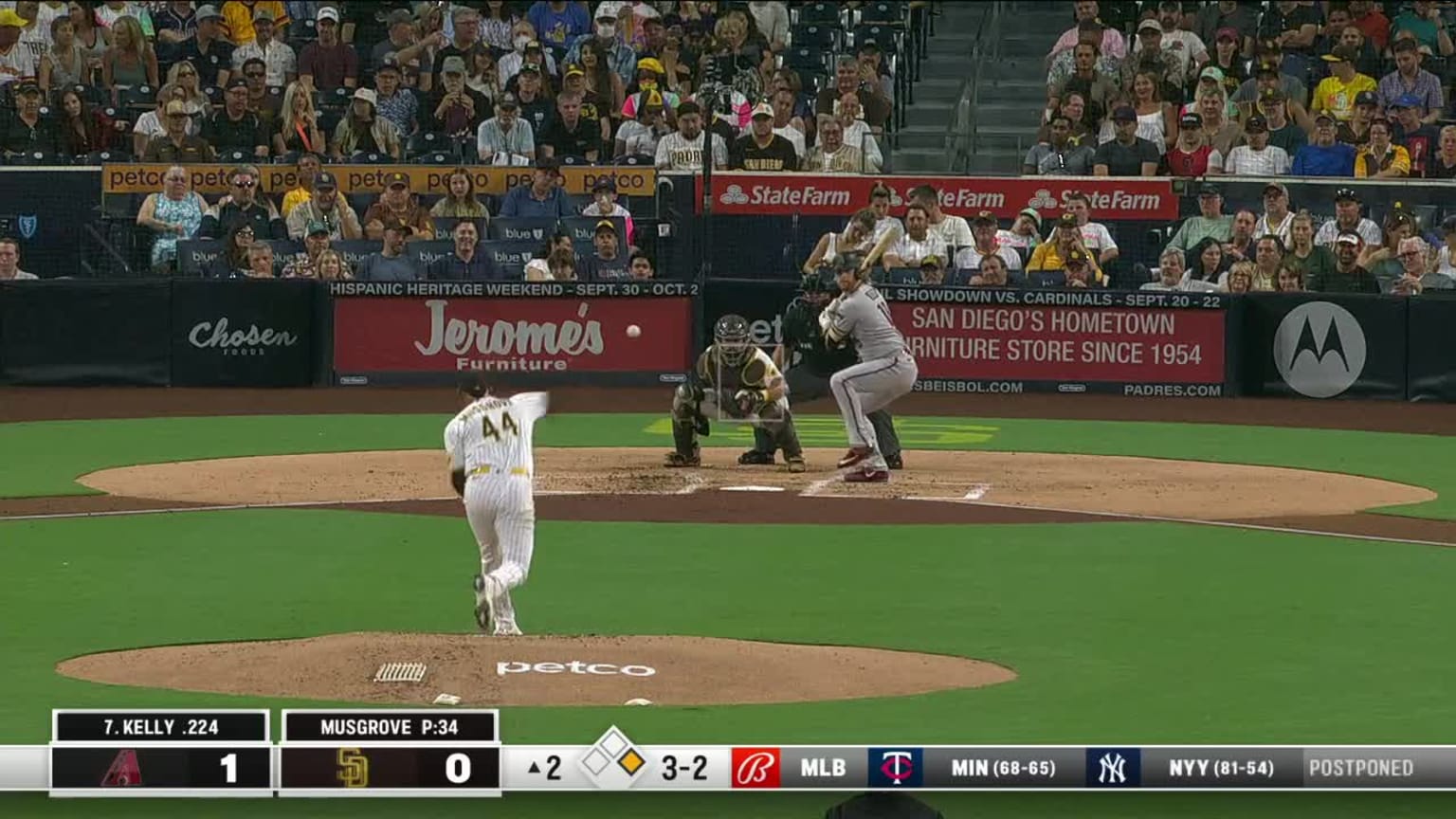 Carson Kelly walks. Corbin Carroll to 2nd. | 09/06/2022 | MLB.com