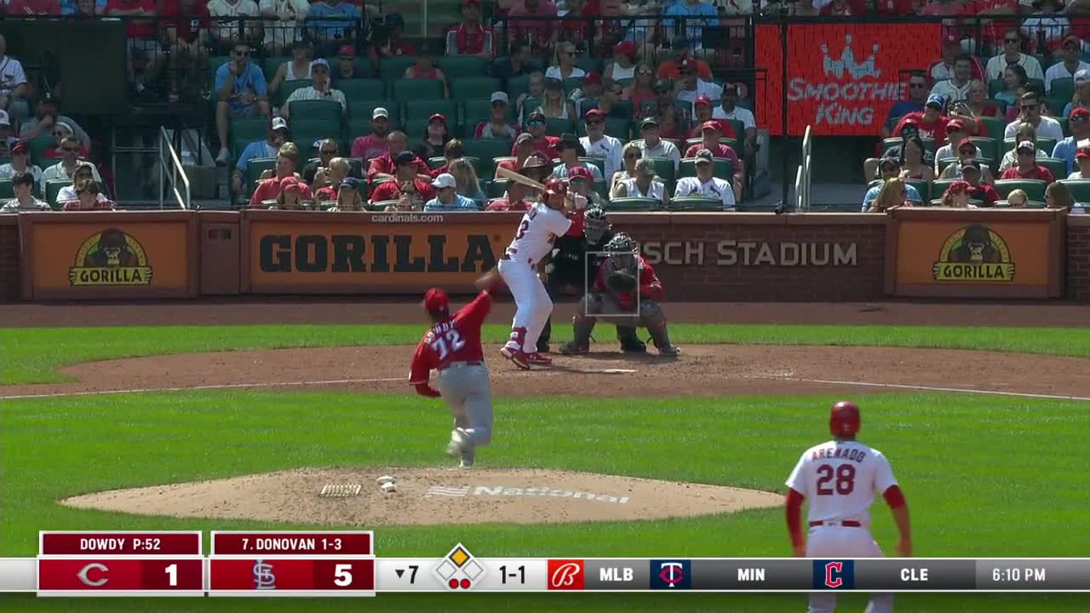 Kyle Dowdy Foul to Brendan Donovan | 09/17/2022 | MLB.com