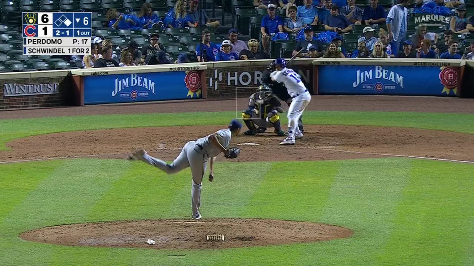 Angel Perdomo Ball to Frank Schwindel | 08/10/2021 | Houston Astros