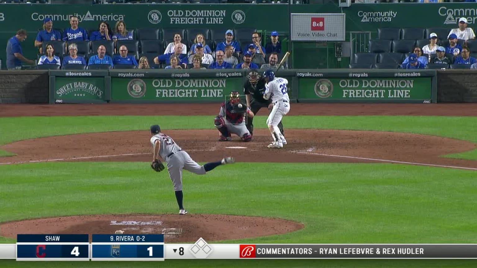 Bryan Shaw Strike cantado to Emmanuel Rivera | 02/09/2021 | Los Yankees ...