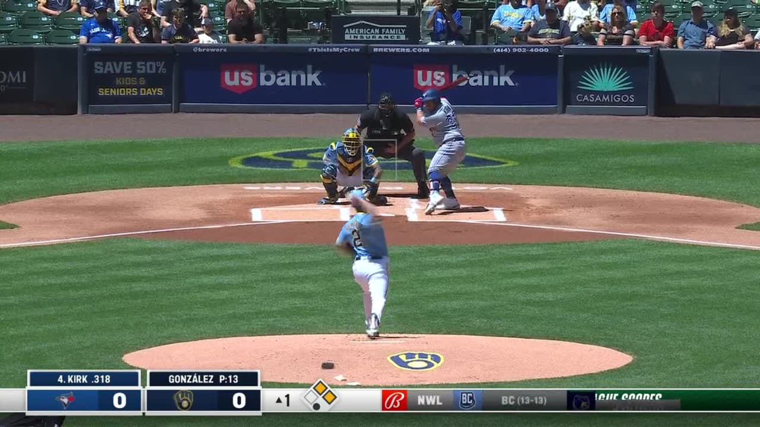 Chi Chi Gonzalez Called Strike to Alejandro Kirk | 06/26/2022 | Athletics